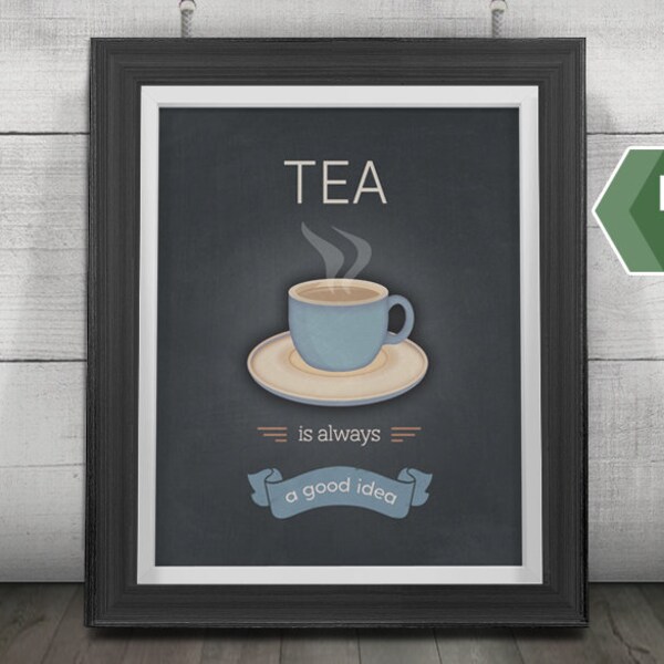 Tea Poster - Etsy