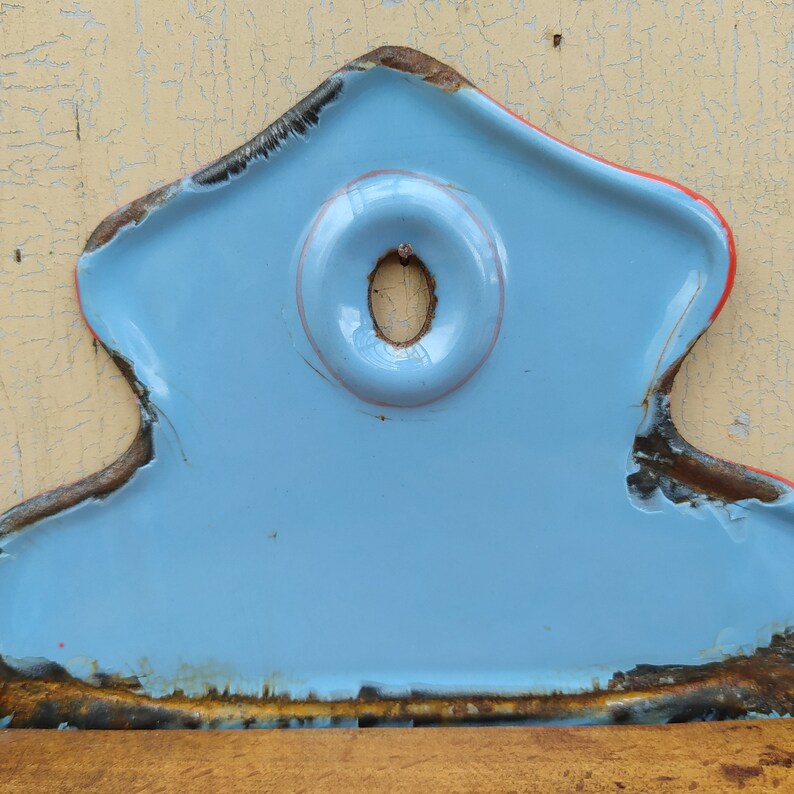 Antique French Blue Salt Cellar Blue and White Checkered lustucru Sel ...