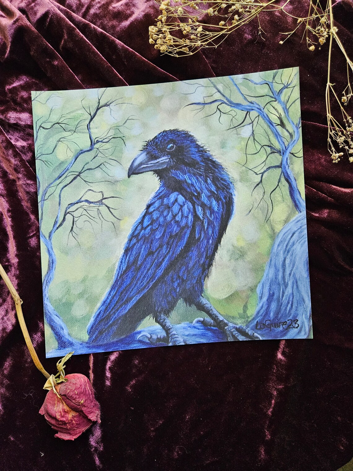 Raven, Ravens, Raven Art, Magical, Witch, Giclee, Prints, Giclee Prints ...