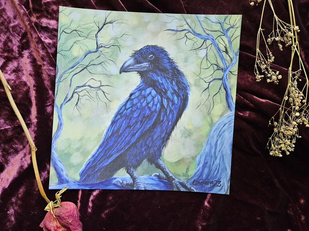 Raven, Ravens, Raven Art, Magical, Witch, Giclee, Prints, Giclee Prints ...
