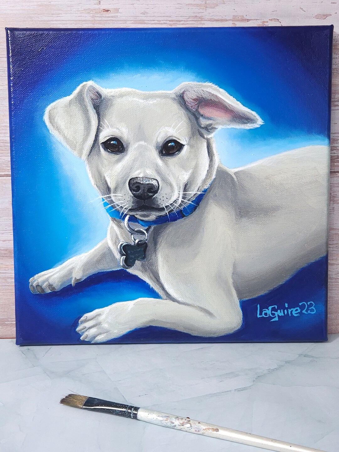 8x8 Custom Pet Portrait, Custom, Artwork, Commission, Pets, Animal Art ...