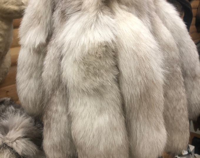 Blue Fox Tails and Silver Fox Tails - Etsy
