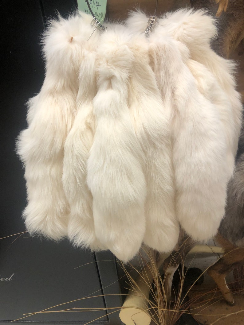 Artic Fox Tails and Silver Fox Tails - Etsy