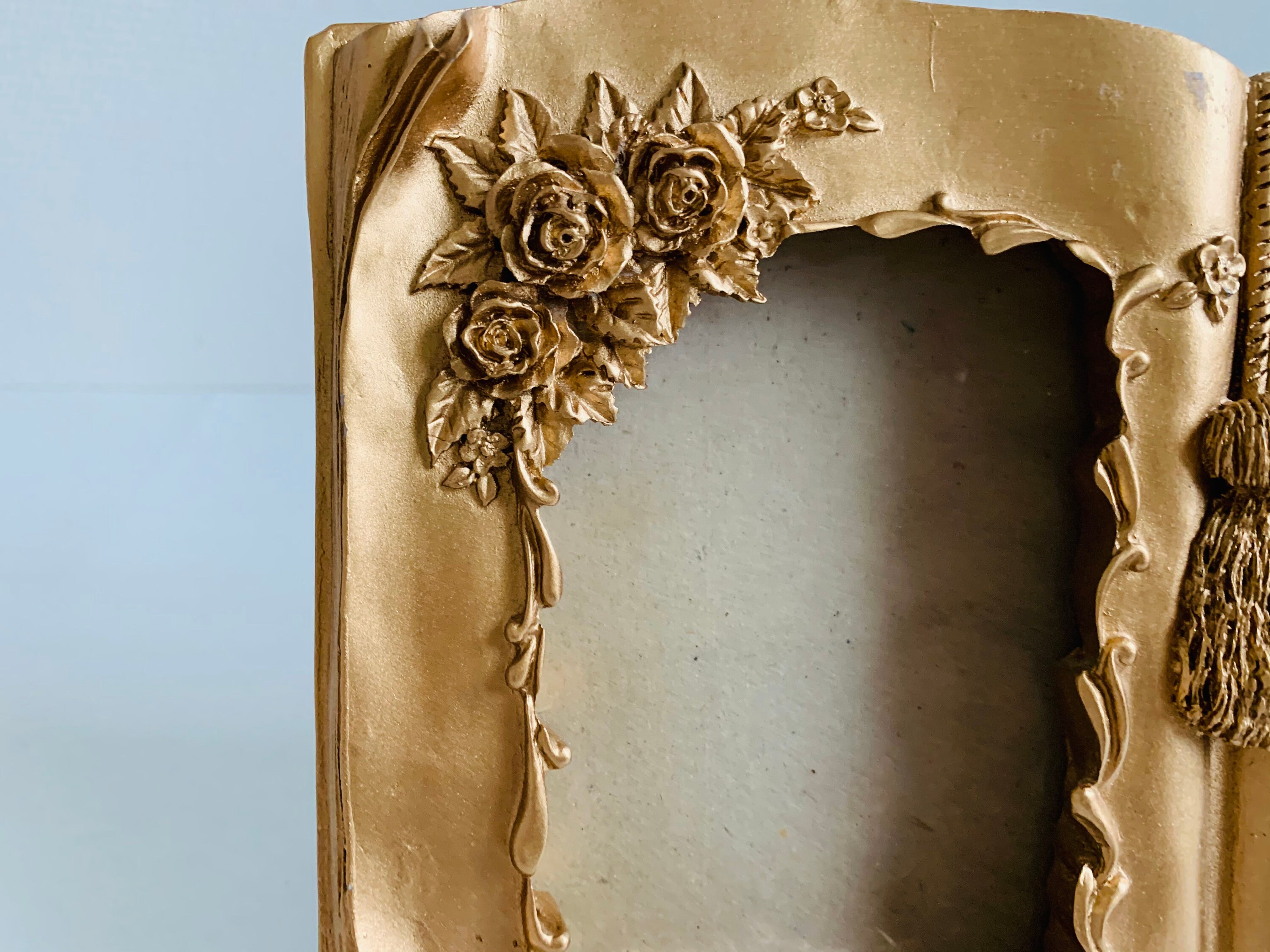 Vintage Heavy Golden Frame for 2 Pictures. Rich Decor. - Etsy