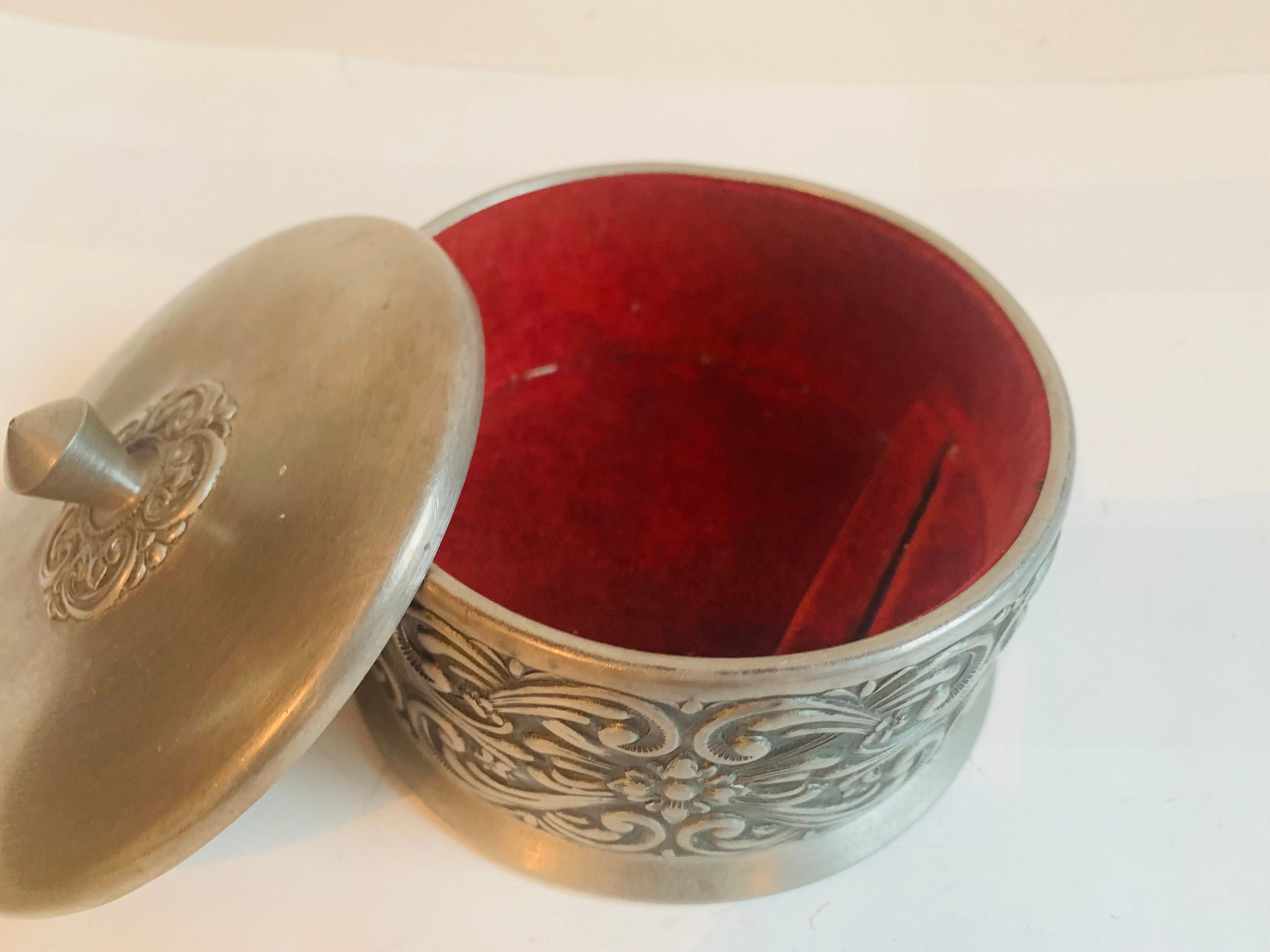 Vintage Pewter Box Norwegian Pewter Hagness Pewter Scandinavian Box ...