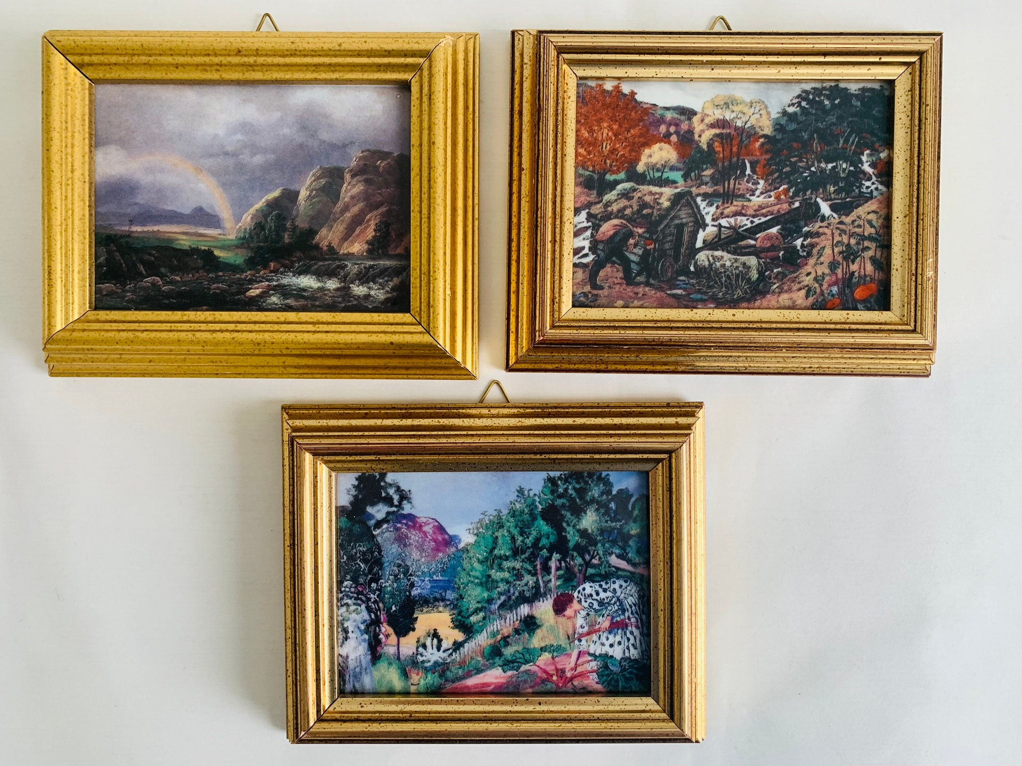 Set Of3 Vintage Norwegian Art Tile, Nikolai Johannes Astrup and Johan ...