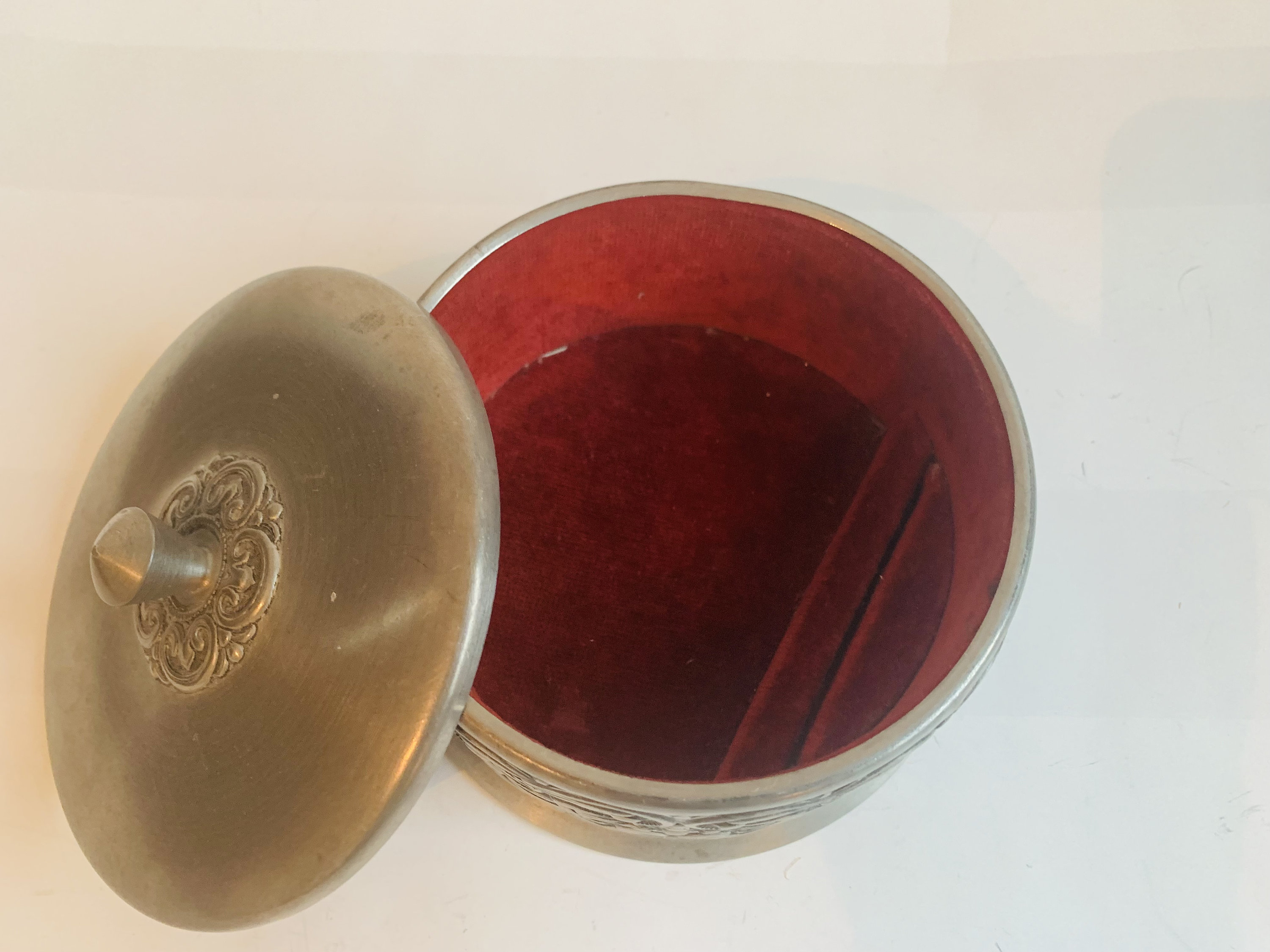 Vintage Pewter Box Norwegian Pewter Hagness Pewter Scandinavian Box ...