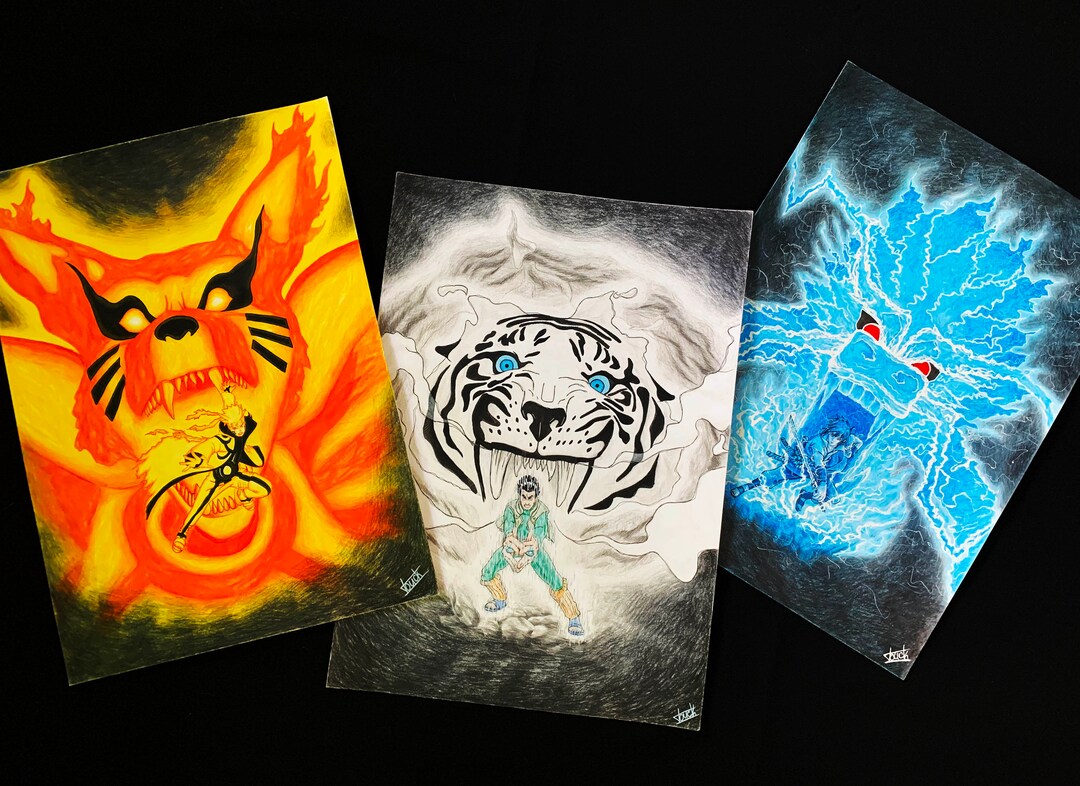 The Great Power ORIGINAL ARTS Drawing Anime NEW Manga Wall Art Decor ...