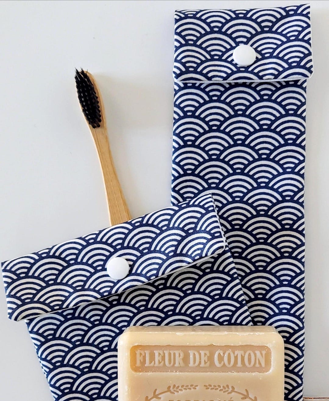 Toothbrush/toothpaste Case & Soap Pouch - Waterproof Fabric Japanese ...