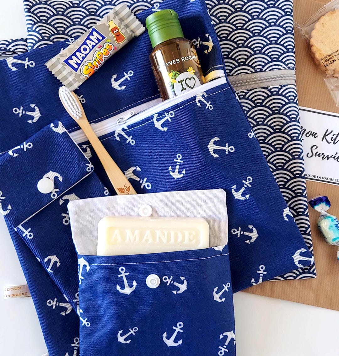 Survival Kit - Gift Box for Swimmers - Swimsuit Bag, Sweets and Treats ...
