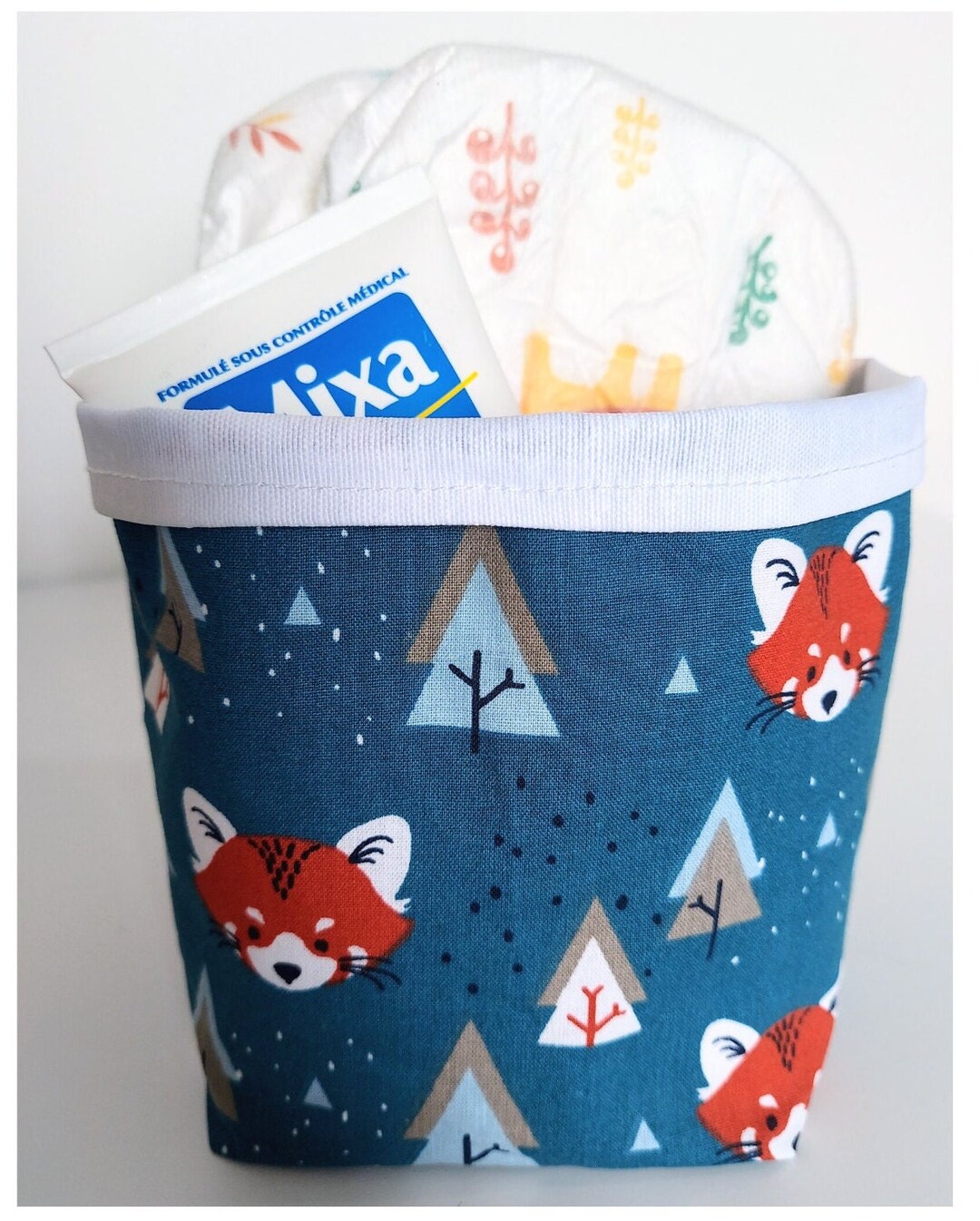 Baby's Room Changing Basket - Personalized Baby Shower Gift - Handmade ...