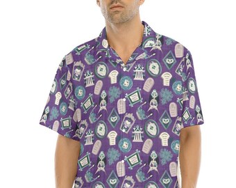 Haunted Mansion Button up Shirt - Etsy