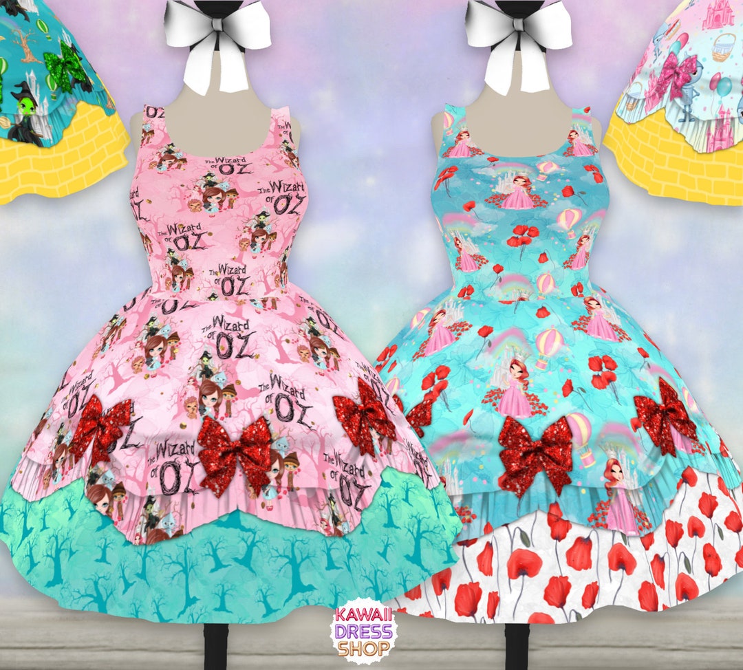 RUSH Wizard of Oz Midi Dress Disneybound Disney World Disneyland Wicked ...
