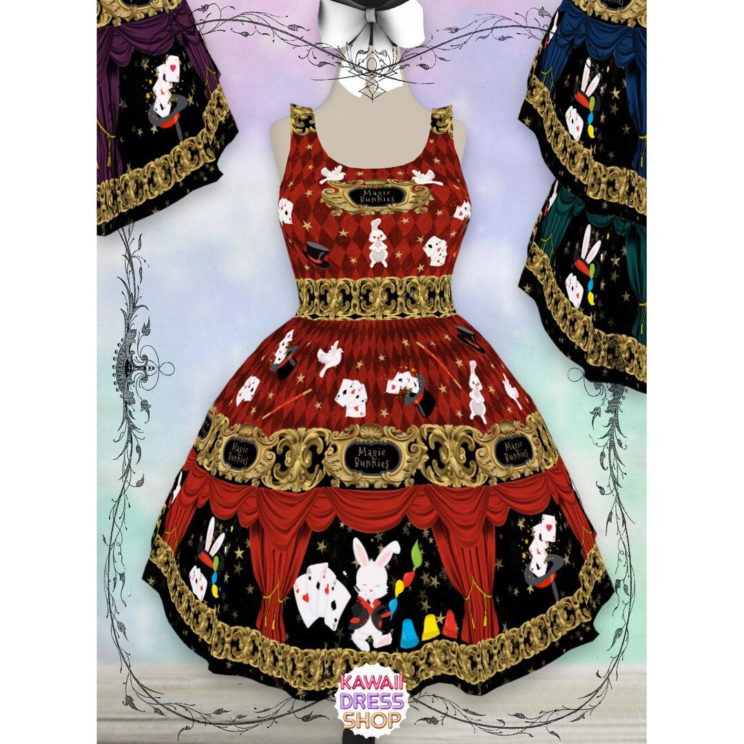 Magic Party Magician Bunnies Dress XS-3XL Magic Birthday, Magician ...