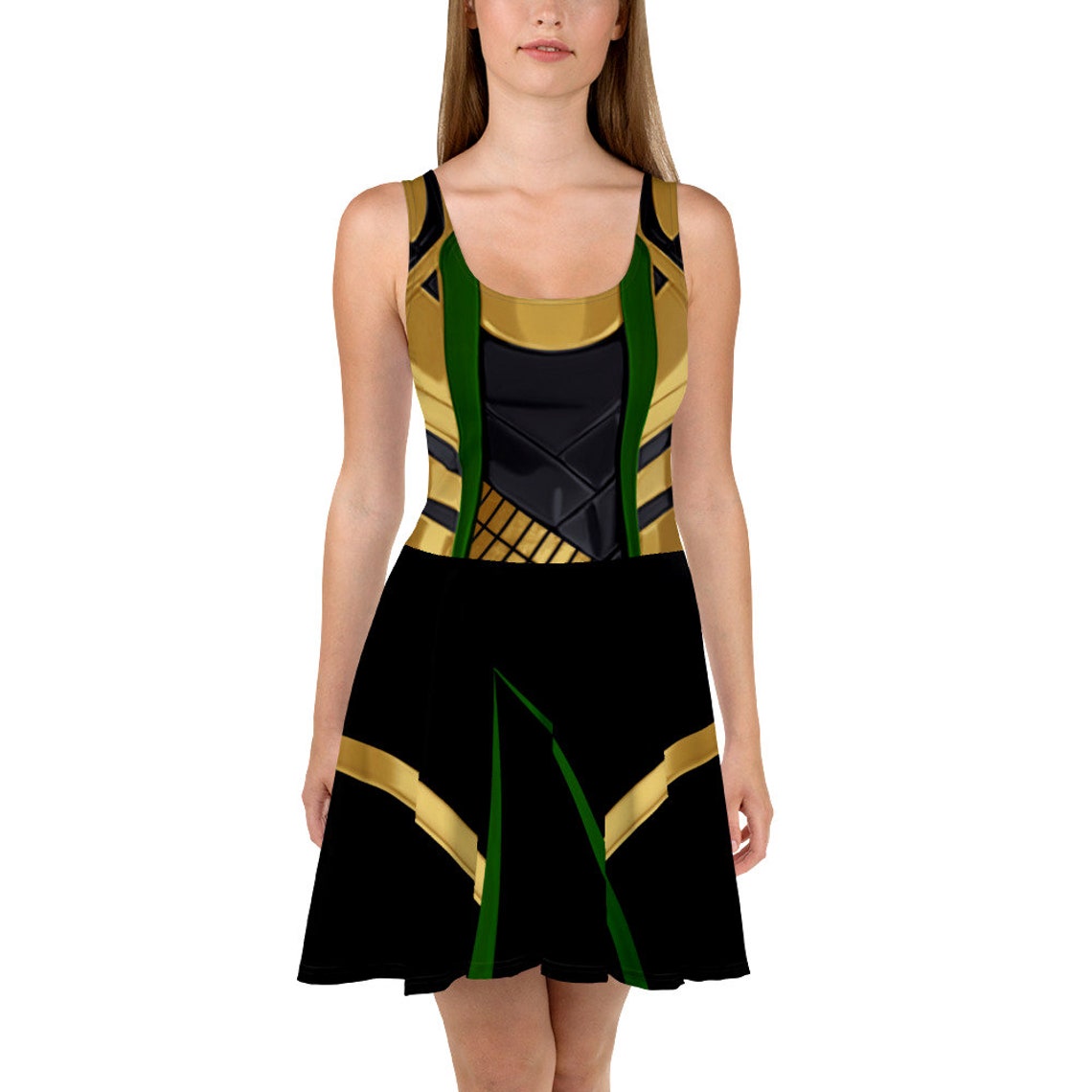 V2 Loki Dress Disneybound Rundisney Disney World Bound - Etsy
