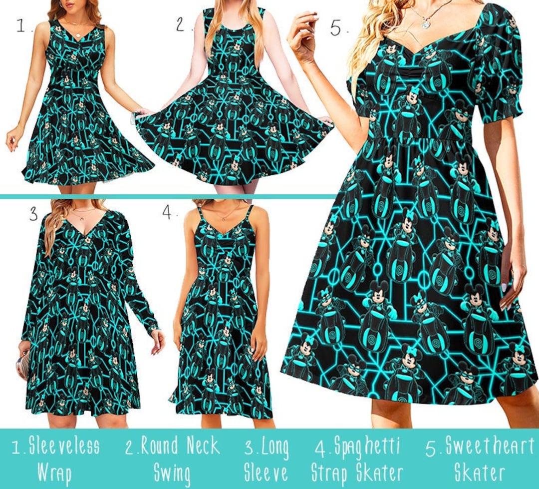 Tron Dresses Disneybound Disney World Disneyland Mickey Minnie Mouse ...
