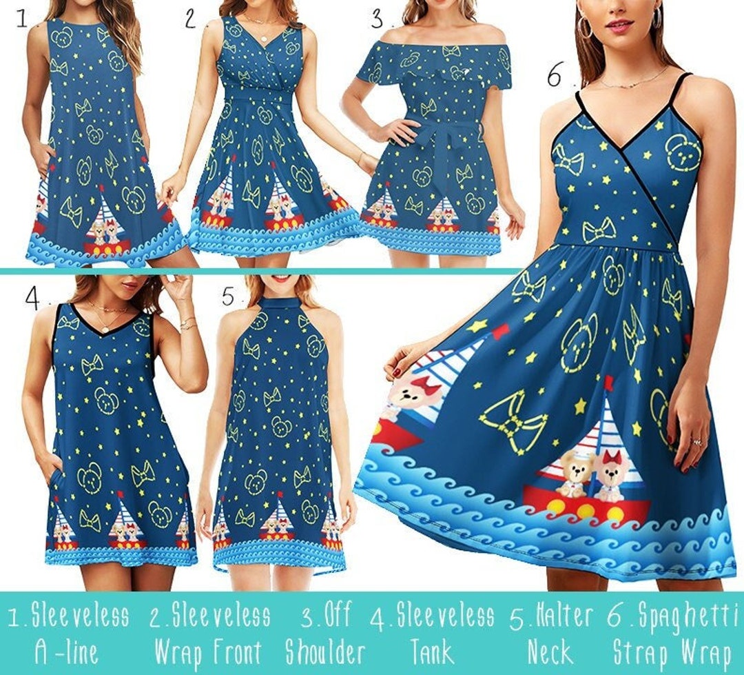 Constellation Duffy Bears Sleeveless Short Dresses Disneybound Disney ...