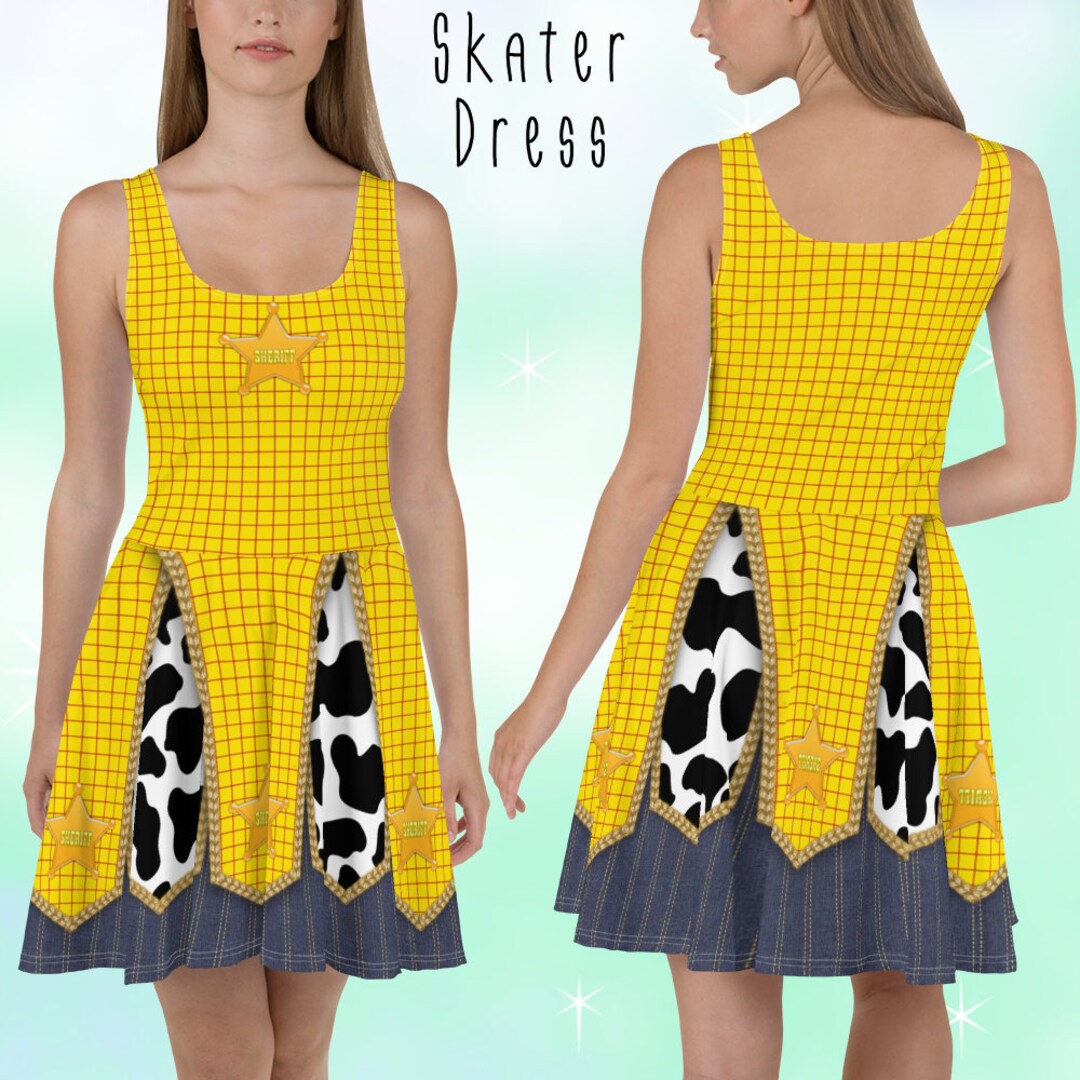 Toy Story Woody Skater Dress Disneybound Rundisney Disney World Bound ...