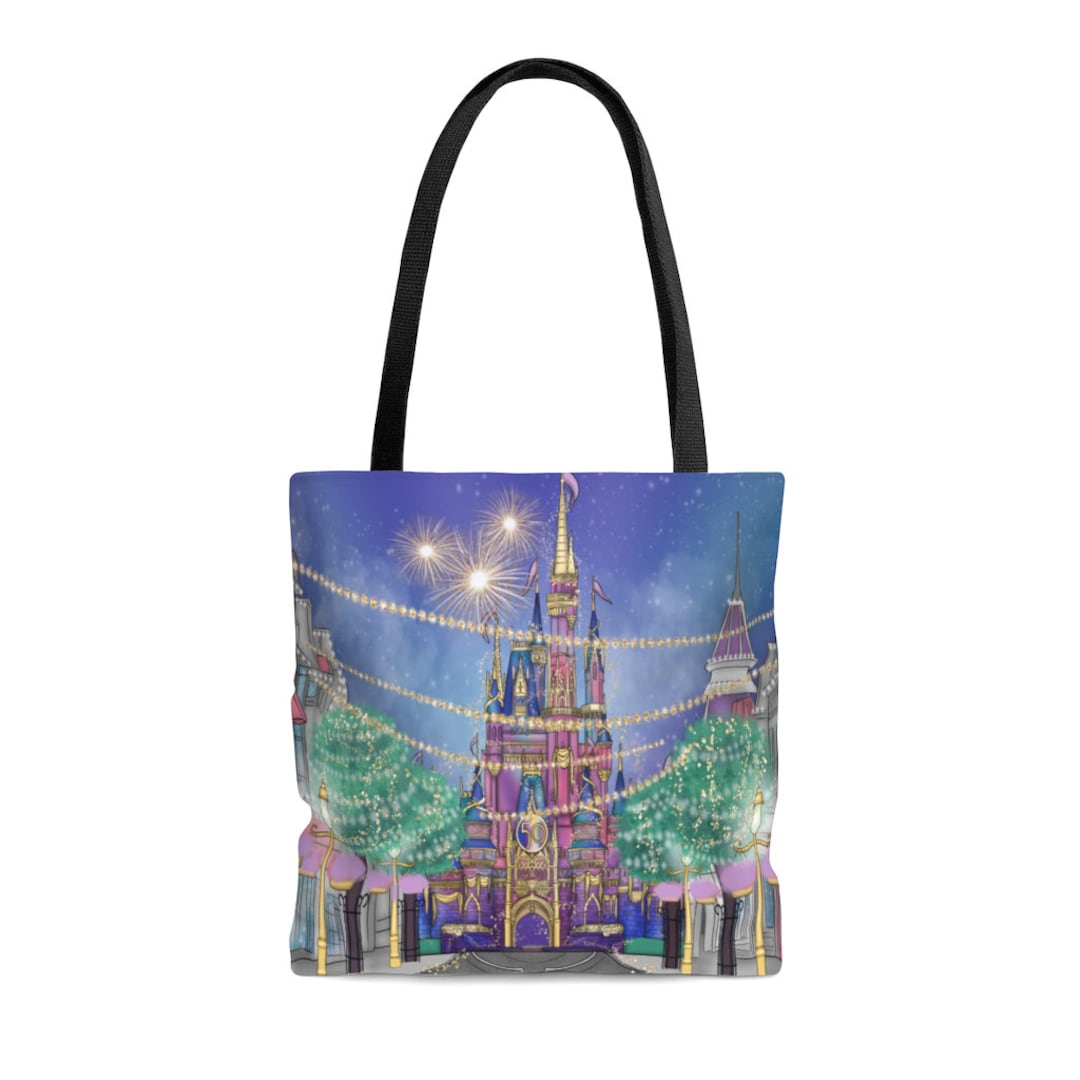 Dis 50th Anniversary Soft Canvas Tote Bag Disneybound Disney World ...