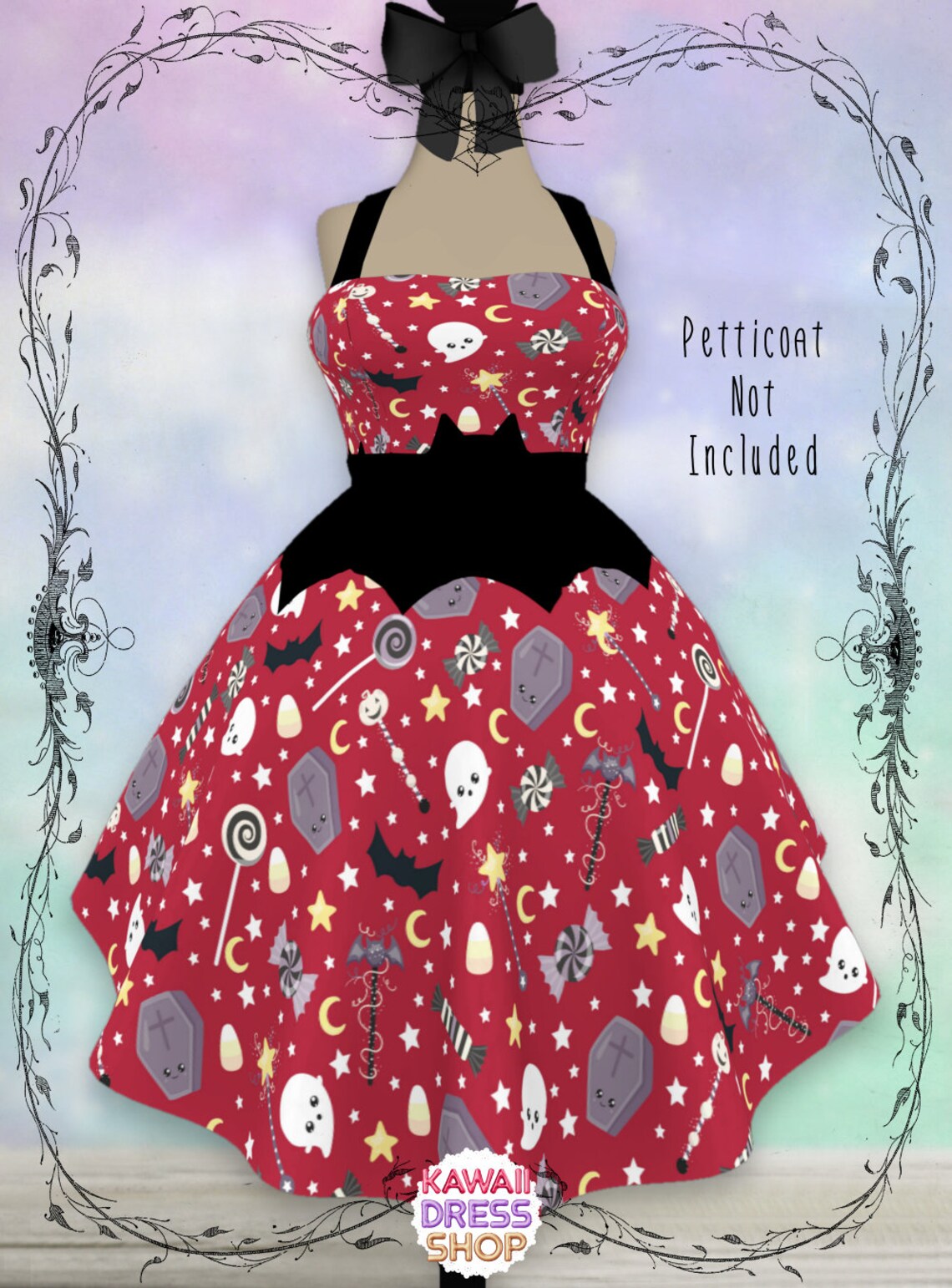 Halloween Candy Shop Dapper Day Dress XS-3XL pin up dress | Etsy