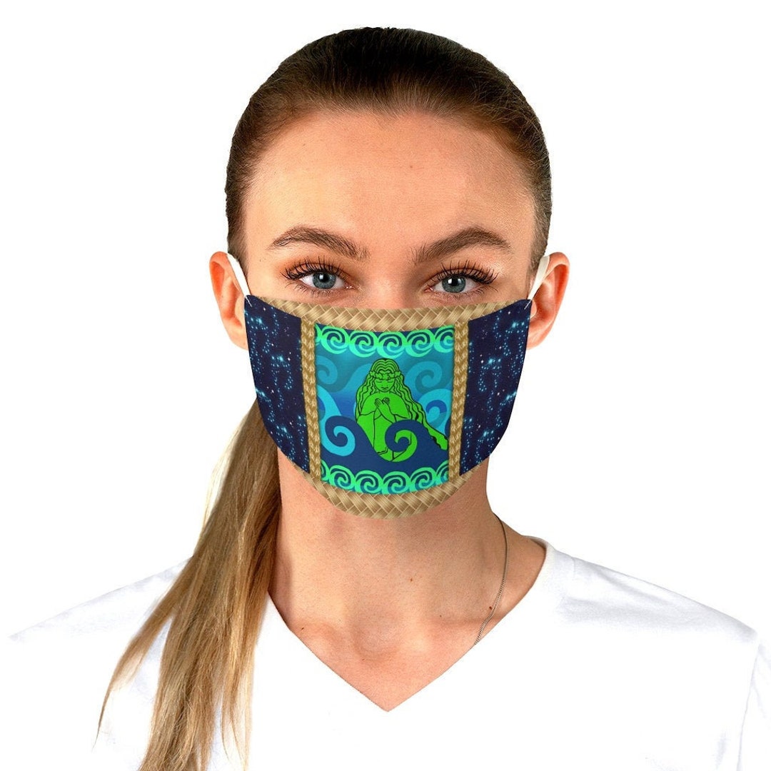 Moana Face Mask Adjustable | Disneybounding Disney Theme Park Princess ...