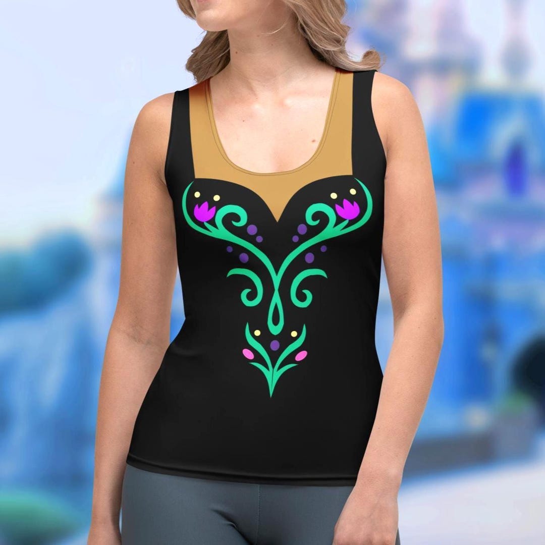 Anna Frozen 1 Running Costume Tank Top | Disney World Disneyland ...