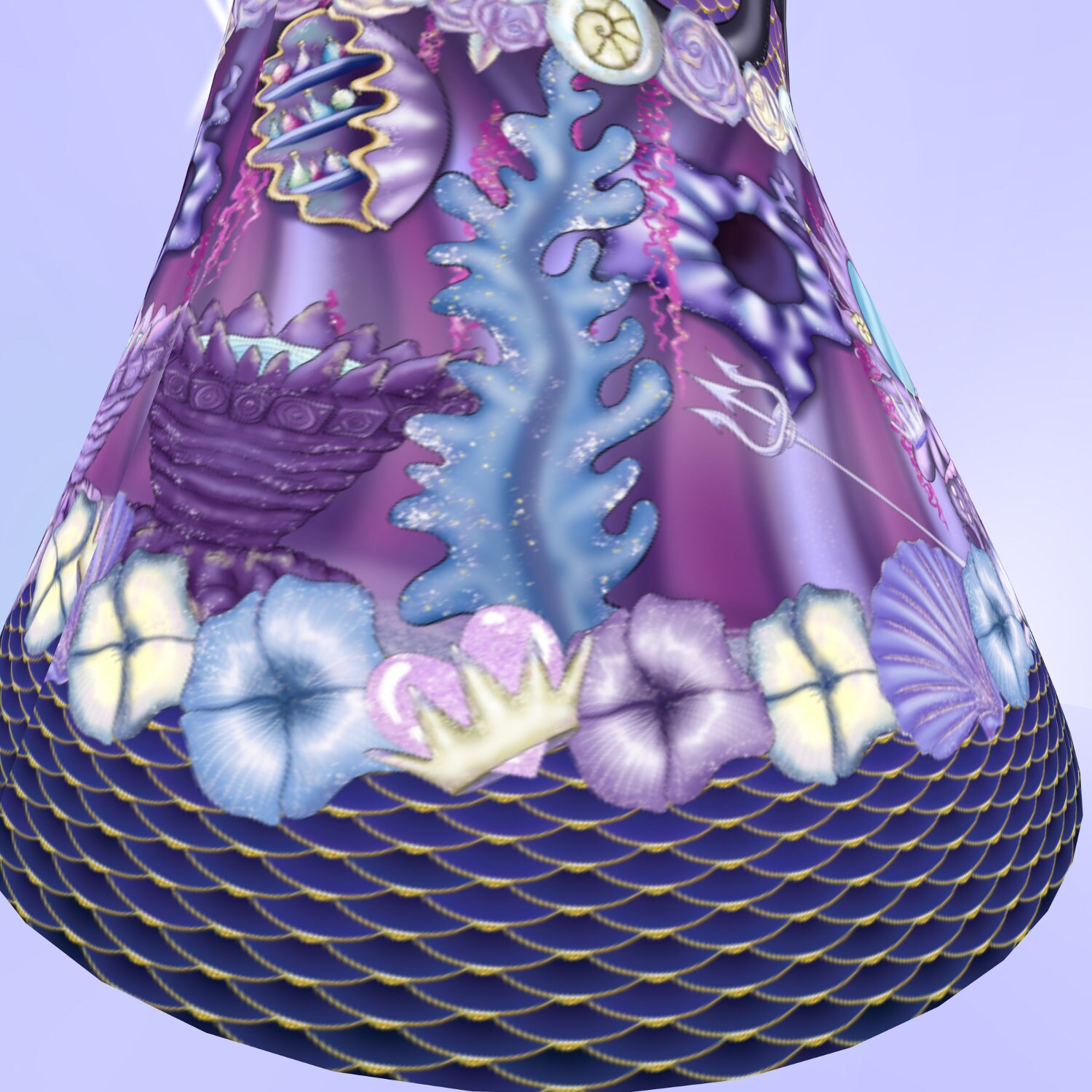 Ursula Lair Dress Cosplay Gothic Disneybound Run Disney Run - Etsy