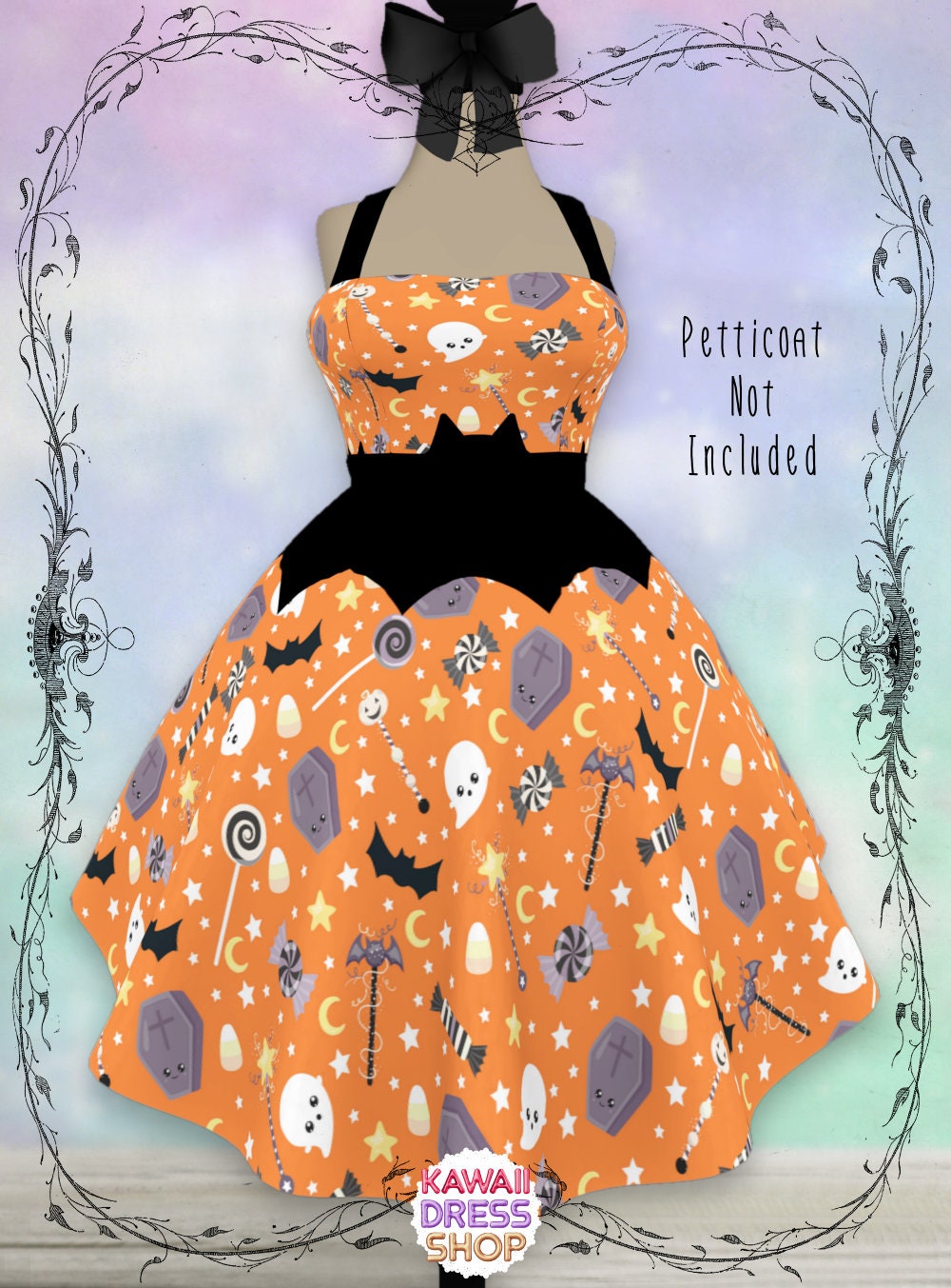 Halloween Candy Shop Dapper Day Dress XS-3XL pin up dress | Etsy