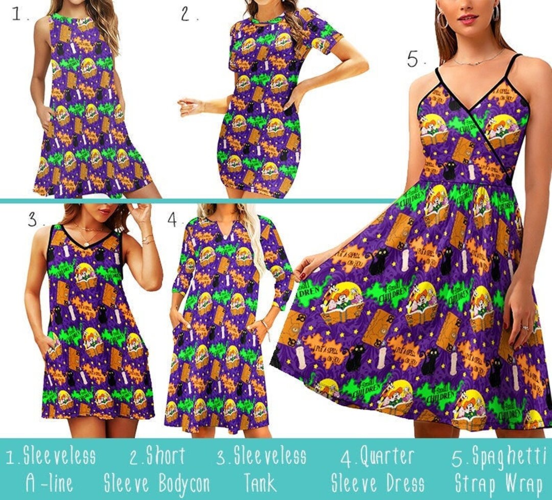 RUSH OPTIONS Hocus Pocus Minnie Dresses Goth Disney World Disneyland ...