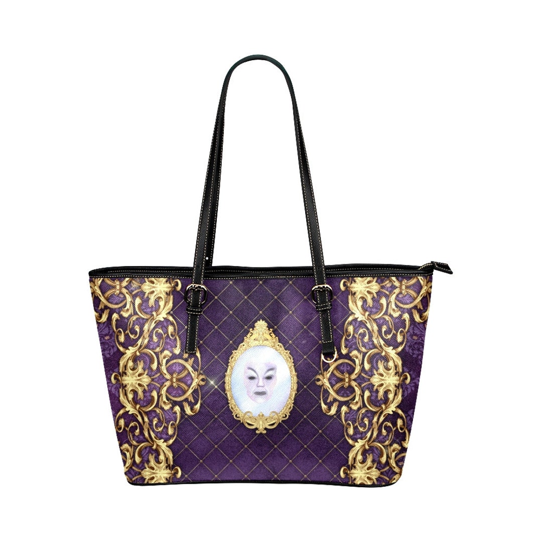 Evil Queen Mirror Faux Leather Tote Bag Disneybound Disney Villains ...