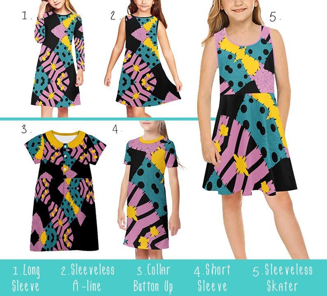 RUSH OPTIONS Sally Patches Kids Dresses Goth Baby Disney World ...