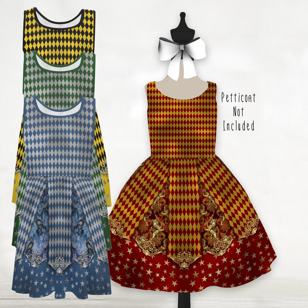 RUSH Magic School Kids Dress Baby Girl Toddler Witch Witchy Wizard ...