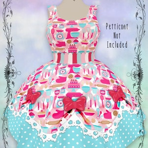 Bakery Shop Dress XS-3XL Baking Dress, Kawaii Dress, Love to Bake ...