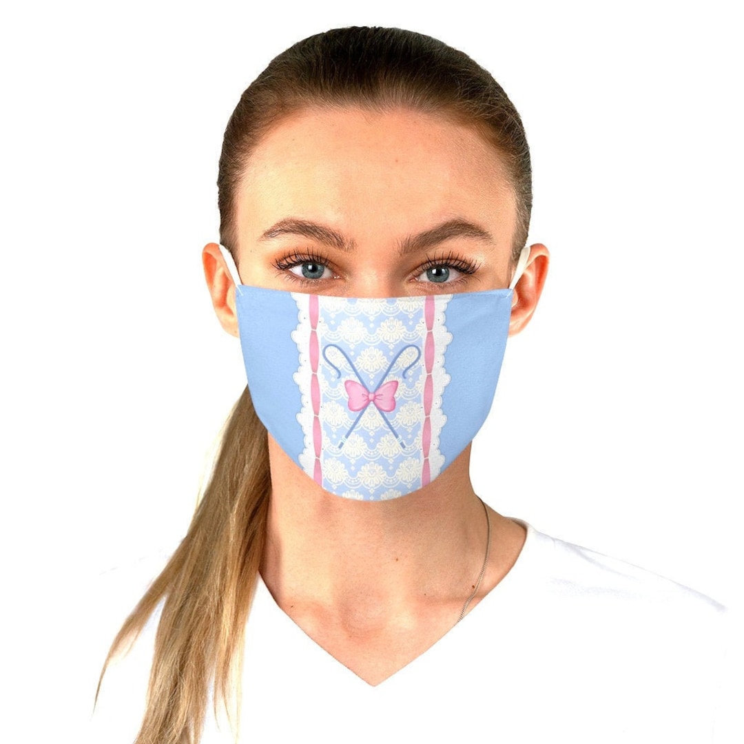 Blue Bo Peep Face Mask Adjustable Cloth Disneybound Disney Toy Story Bo ...