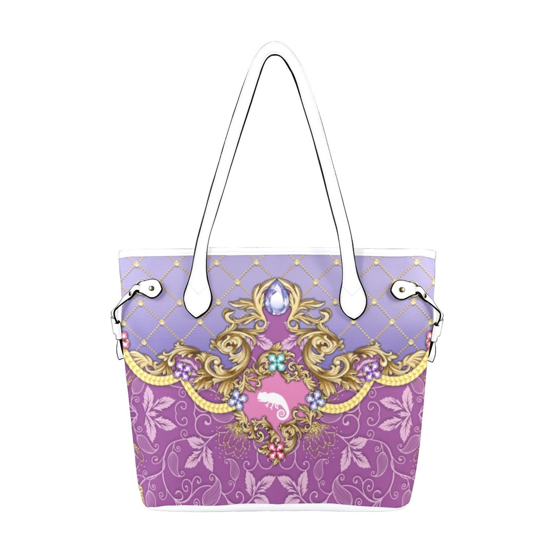 Rapunzel Ornate Pascal Hard Canvas Tote Bag Disneybound Disneyland ...