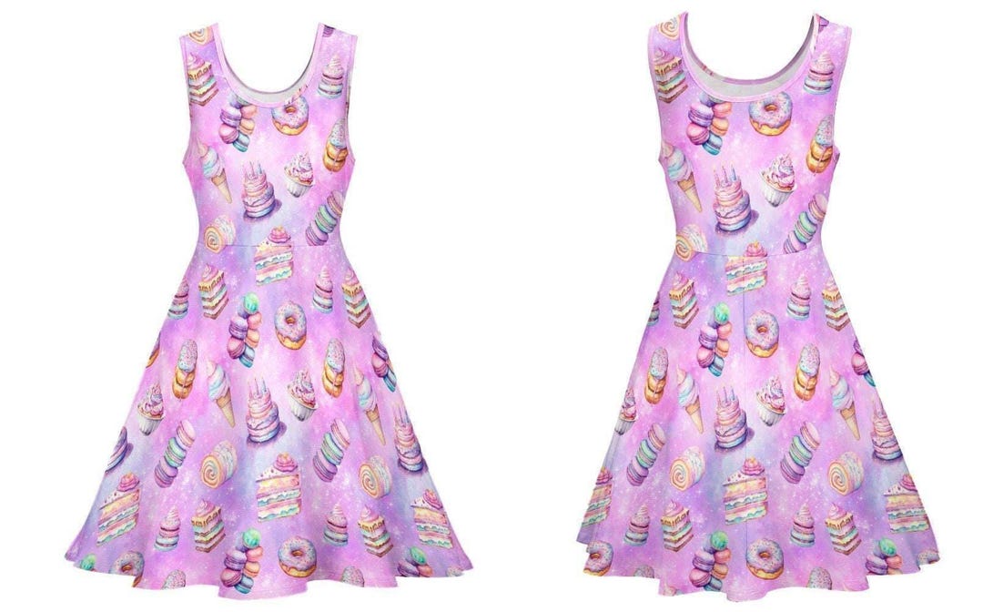 Pastel Galaxy Sweets Dresses | Kawaii Decora Cult Party Fairy Kei Space ...