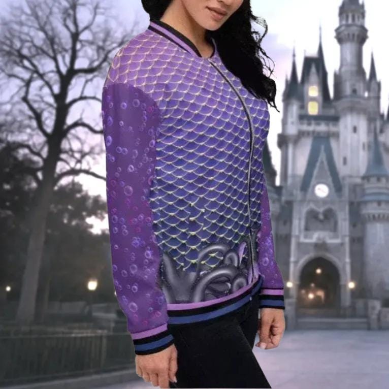 Ursula Bomber Jacket | Disneybounding Disney World Disneyland Villains ...