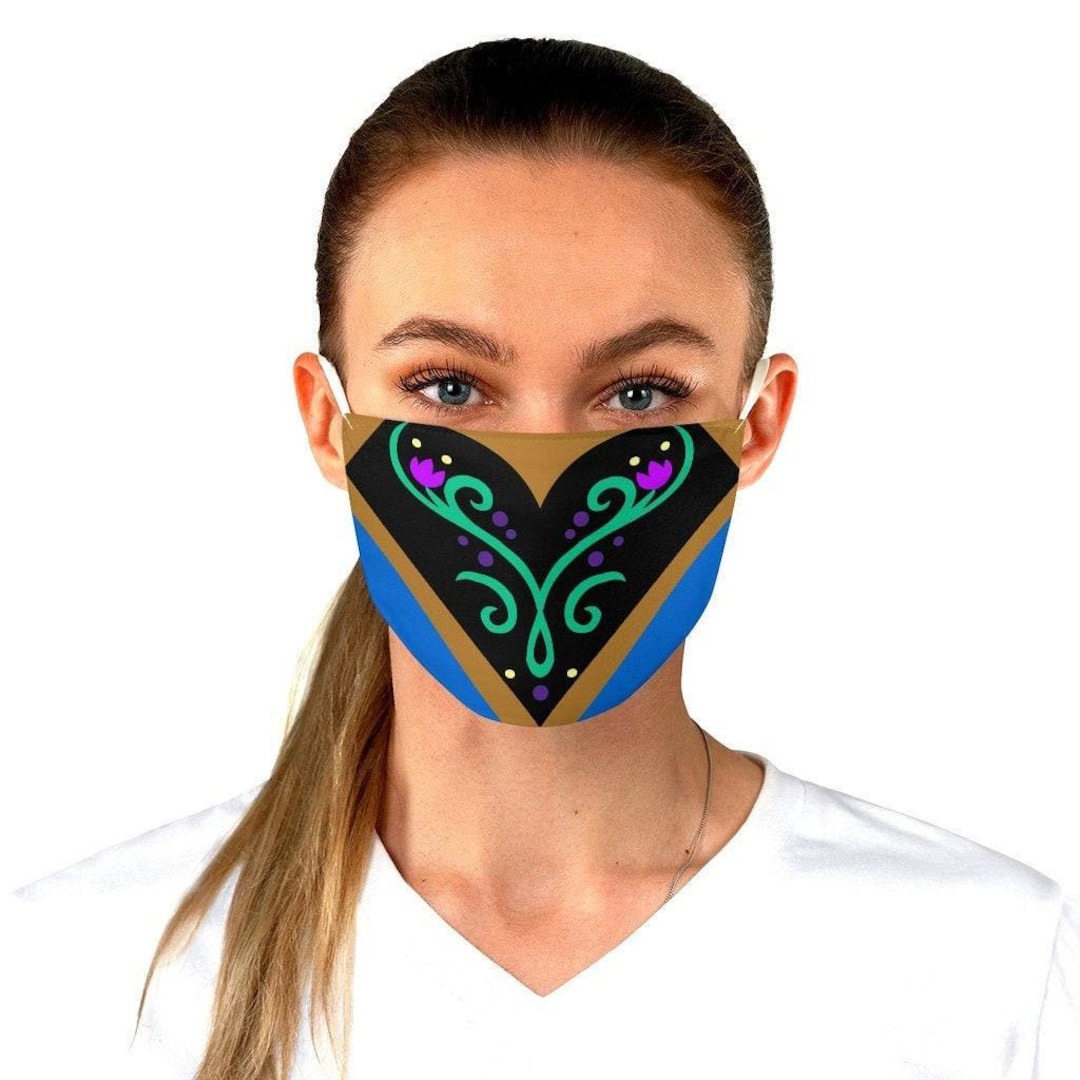Anna Frozen 1 Face Mask Adjustable | Princess Disney Theme Park Frozen ...