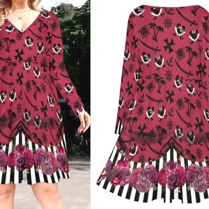 Redd Pirate Sleeved Dresses Disneybound Disney World Disneyland Pirates ...