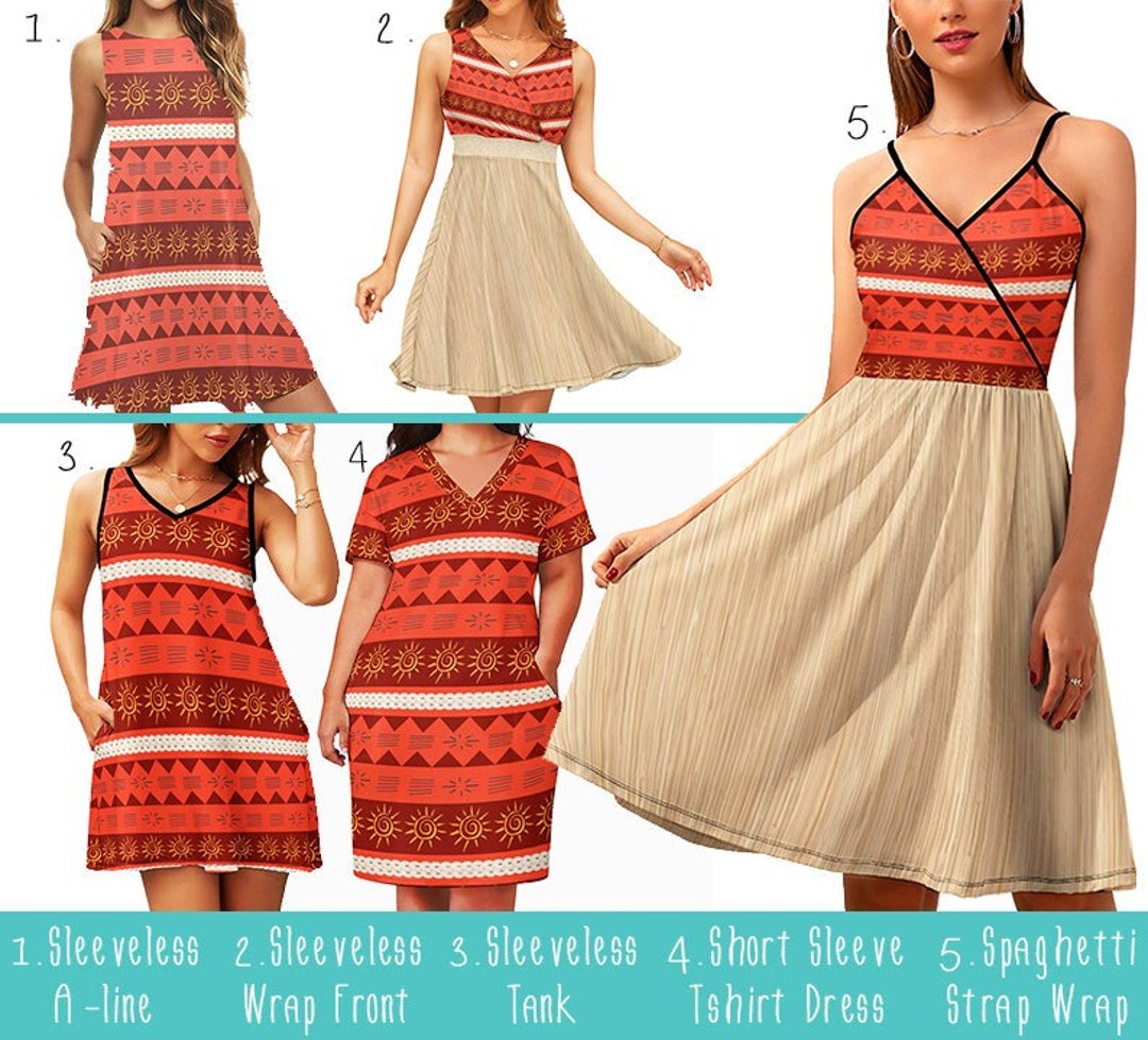 Replica Moana Dresses Disneybound Disney World Disneyland Princesscore ...