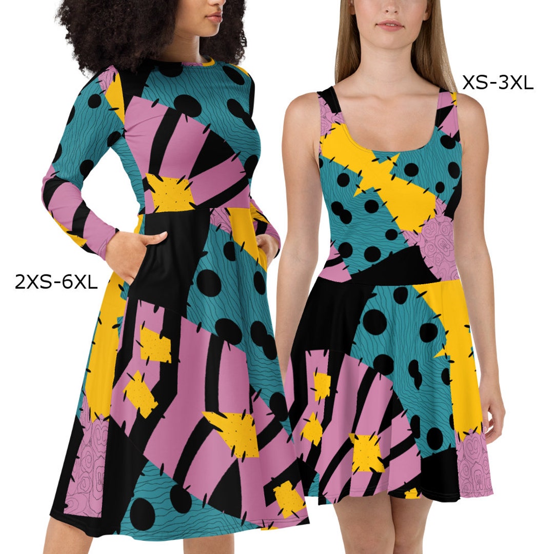 Sally Patches Dress 2XS-6XL gothic disneybound disney world - Etsy.de