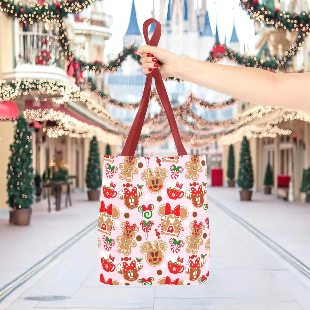 Gingerbread Minnie Treats Soft Canvas Tote Bag | Disney World ...