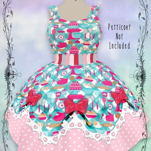 Bakery Shop Dress XS-3XL Baking Dress, Kawaii Dress, Love to Bake ...