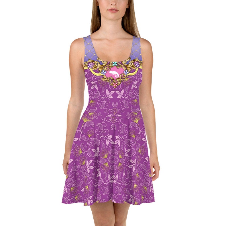 Tangled Rapunzel Ornate Pascal Dress Disneybound Disney - Etsy