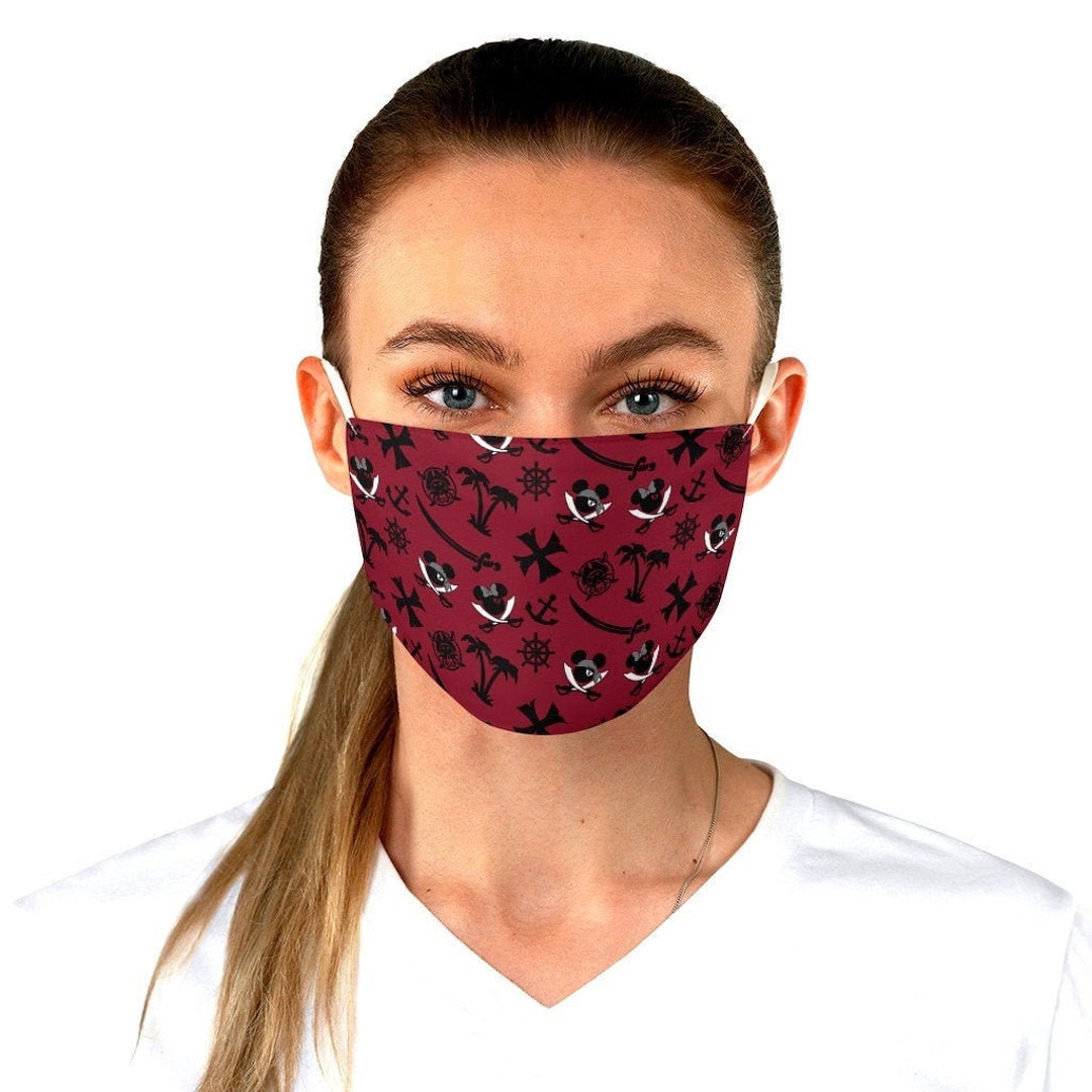 Redheaded Pirate Face Mask Adjustable Disneybound Disney Redd Pirates ...