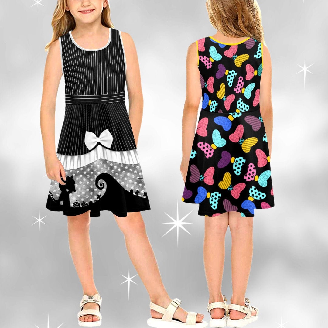 RUSH Jack Skellington & Sally Kids Dresses Goth Gothic Baby Disneybound ...