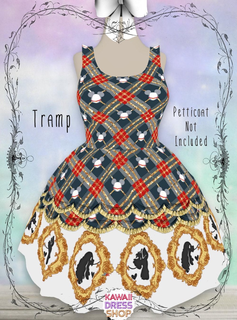 Lady and the Tramp Dress | Run Disney World Disneyland Dog Mom Family ...