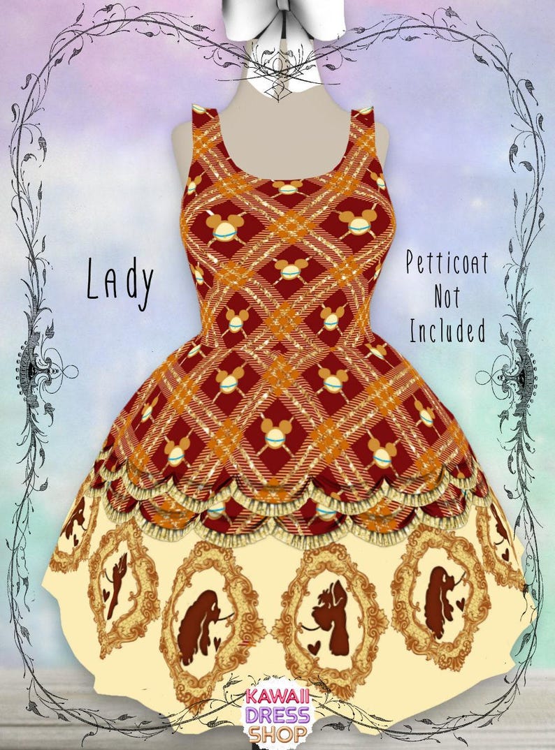Lady and the Tramp Dress | Run Disney World Disneyland Dog Mom Family ...