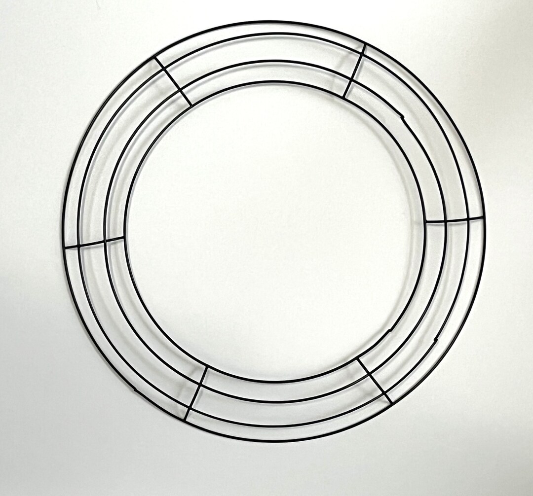 14 Metal Wreath Frame Set of 12, Wreath Ring, 14 Wreath Frame, Wire ...