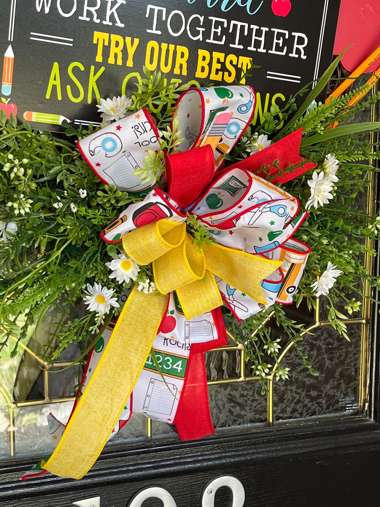 Classroom Wreath Classroom Rules School Wreath Teacher - Etsy